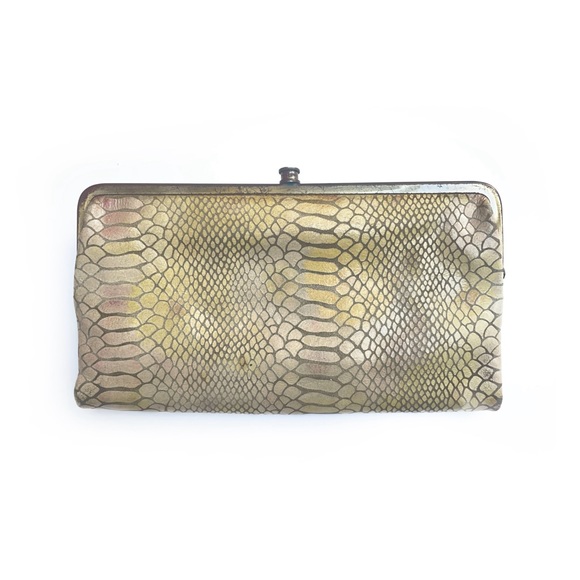 HOBO | Bags | Vintage Hobo Lauren Wallet Clutch Snakeskin Pastel ...
